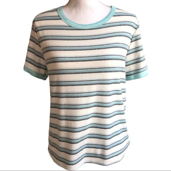 Coco & Main | Tops | Coco Main Trendy Soft Comfortable Striped Tee ...